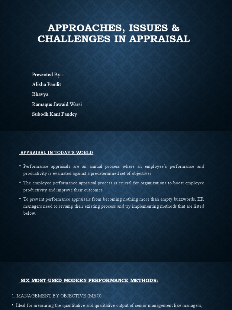 Performance Appraisal Challenges & Solutions | PDF | Performance ...