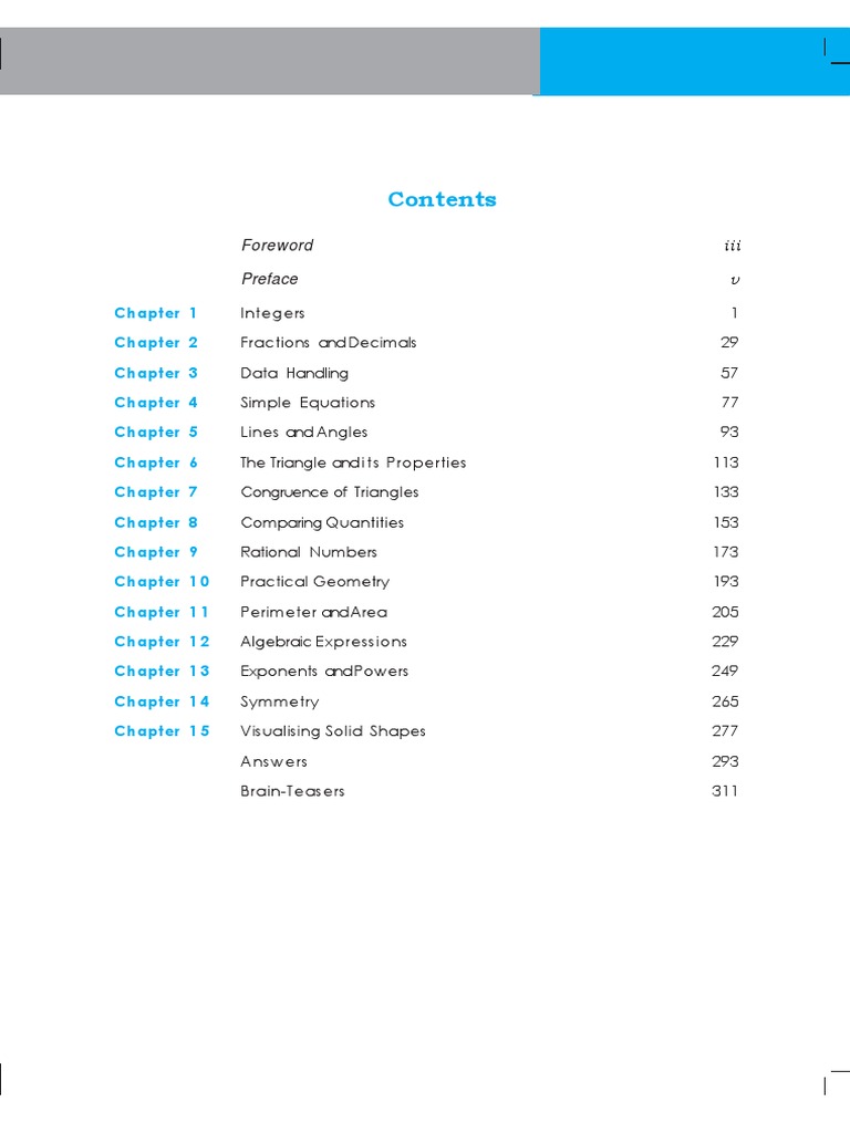 NCERT Class 7 Math | PDF | Multiplication | Integer