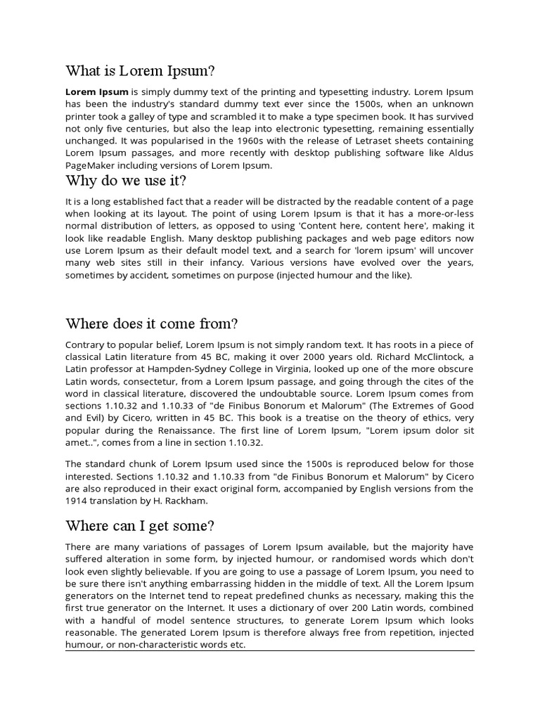 What Is Lorem Ipsum?: Lorem Ipsum Is Simply Dummy Text of The Printing ...