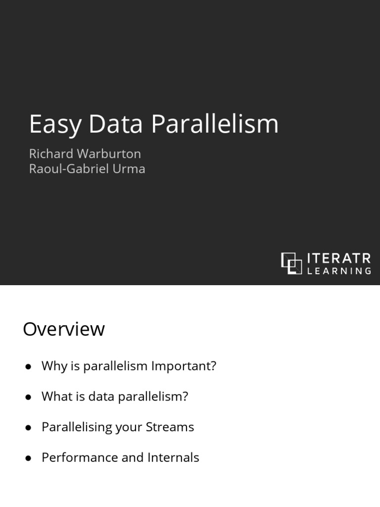 Part 4 - Easy Data Parallelism | PDF | Parallel Computing | Thread (Computing)