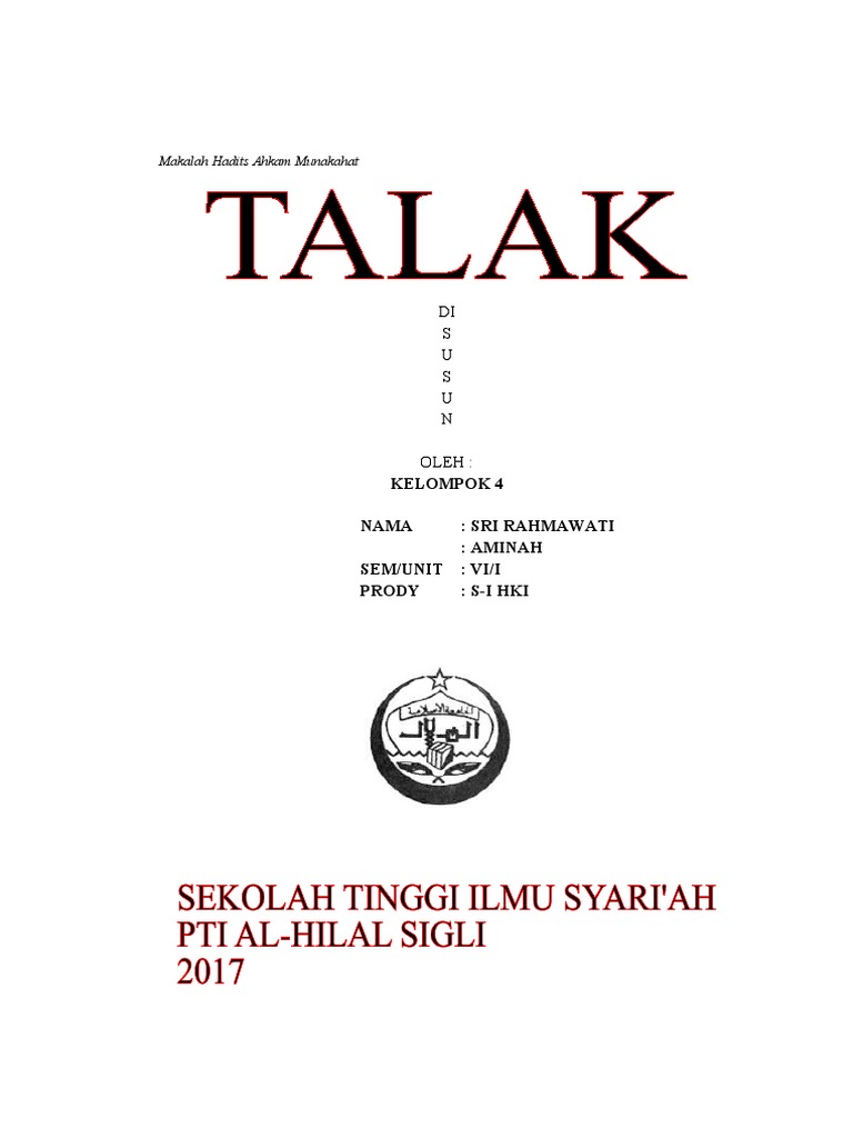 Hadits Talak dalam Islam | PDF