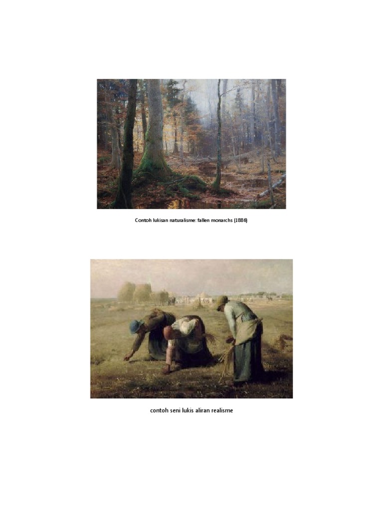 Contoh Lukisan Naturalisme | PDF