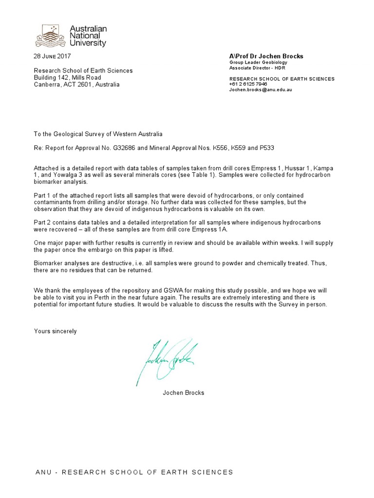 A/Prof DR Jochen Brocks: UNE Group Leader Geobiology Associate Director ...