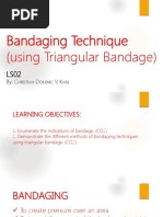 Bandaging Technique | PDF | Hand | Knot