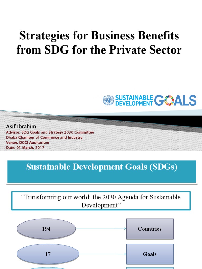 SDGS: Strategies For Business Benefits | PDF | Sustainability | Employment