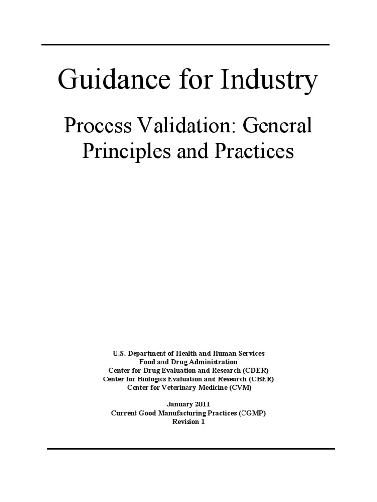 2011 Fda New Process Validation Guidelines | PDF | Verification And ...
