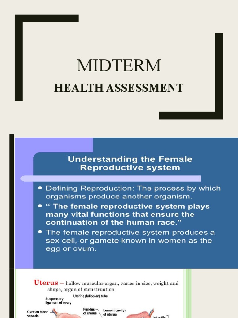 Midterm HEALTH ASSESSMENT | PDF