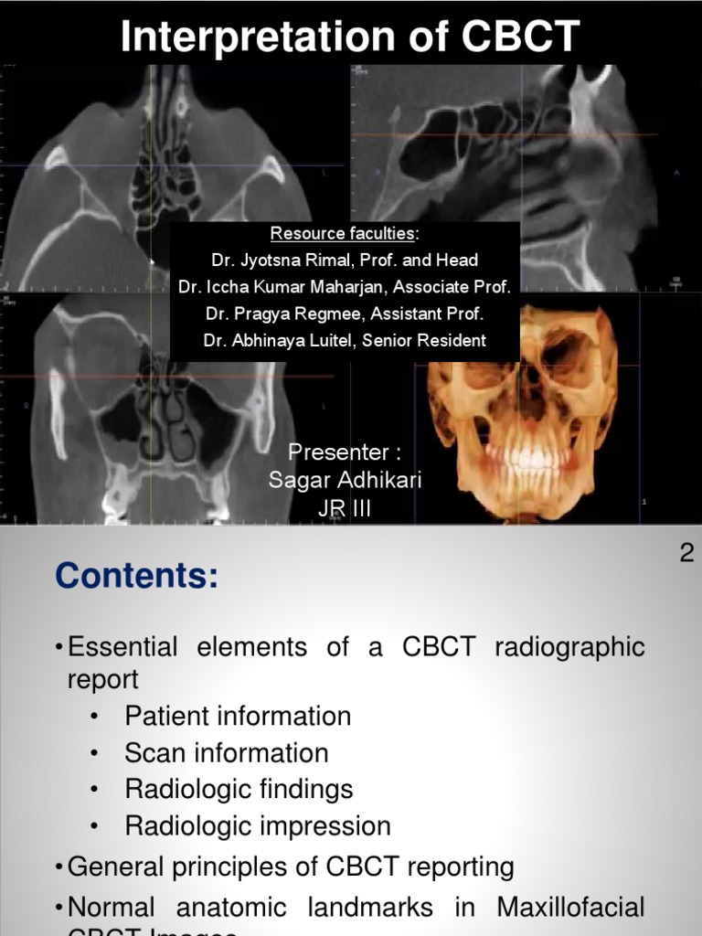 Interpretation of CBCT | PDF | Human Nose | Human Anatomy
