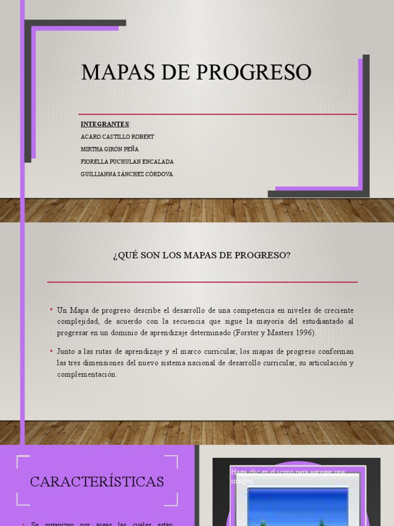 MAPAS DE PROGRESO Diapositivas | PDF | Planificación | Aprendizaje