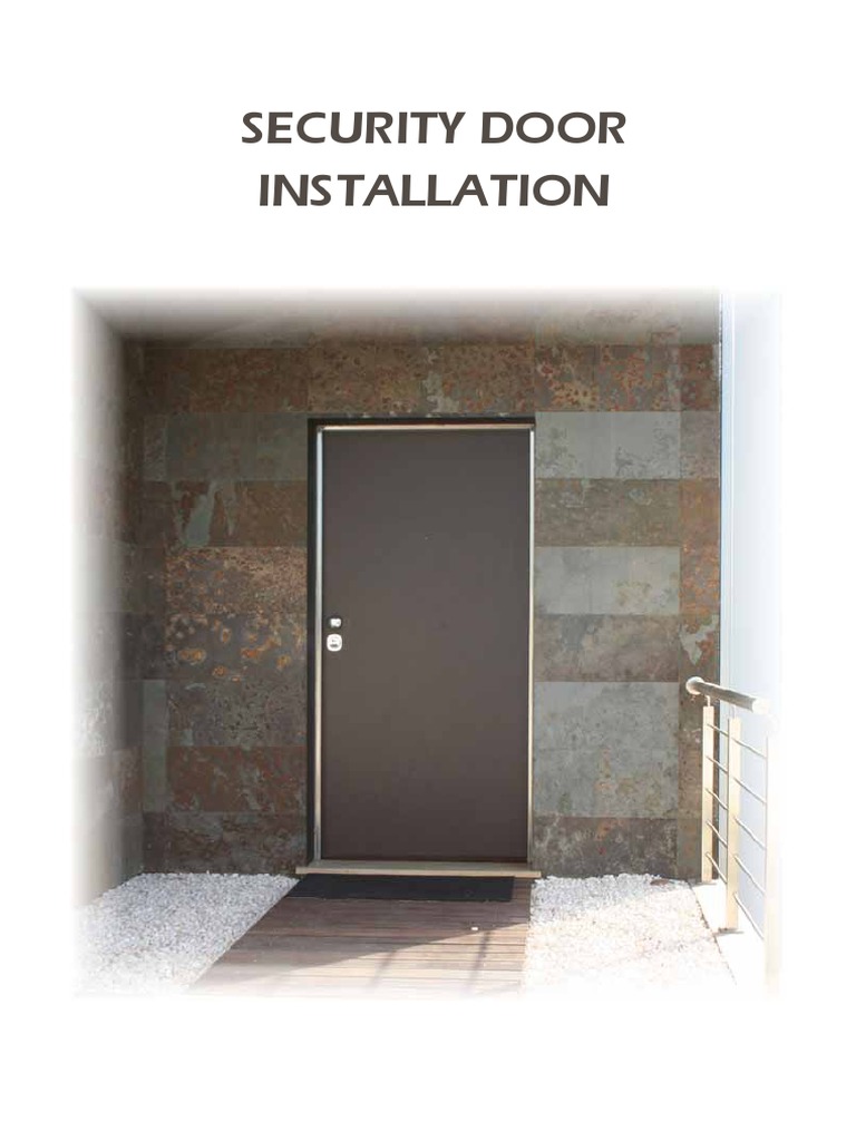 Security Door Installation | PDF | Door | Screw