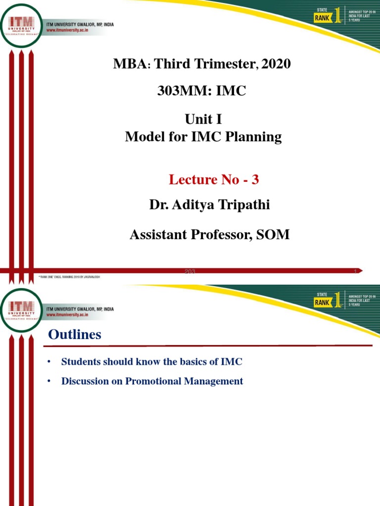 Model For IMC Planning PDF | PDF | Marketing Communications | Marketing