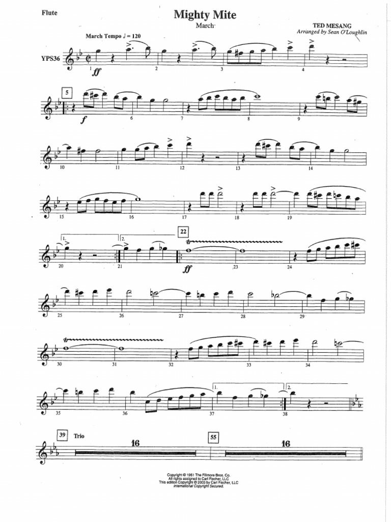 Mighty Mite March 分部 | PDF