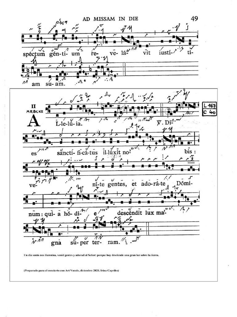 Alleluia Dies Sanctificatus | PDF