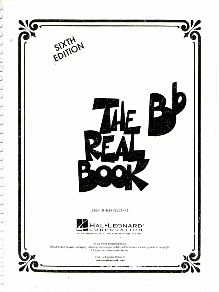 The Real Book 6th Edition BB PDF | PDF