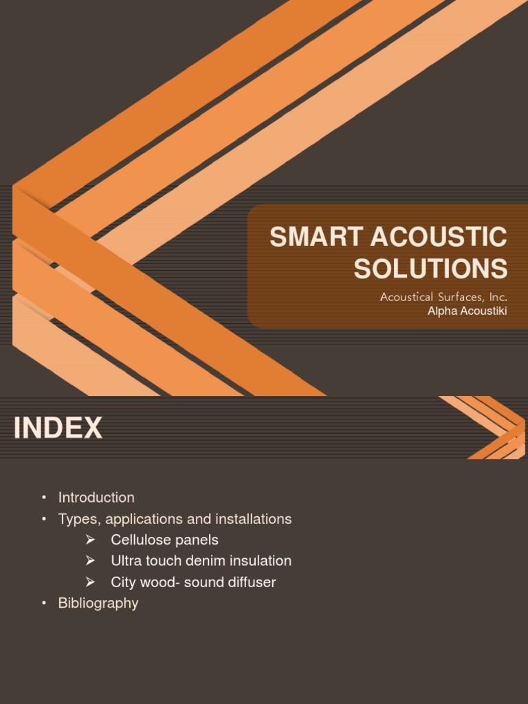 Smart Acoustic Solutions: Acoustical Surfaces, Inc. Alpha Acoustiki ...