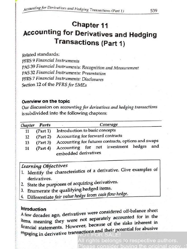 Chapter 11 - Accounting For Derivatives and Hedging Transactions (Part ...