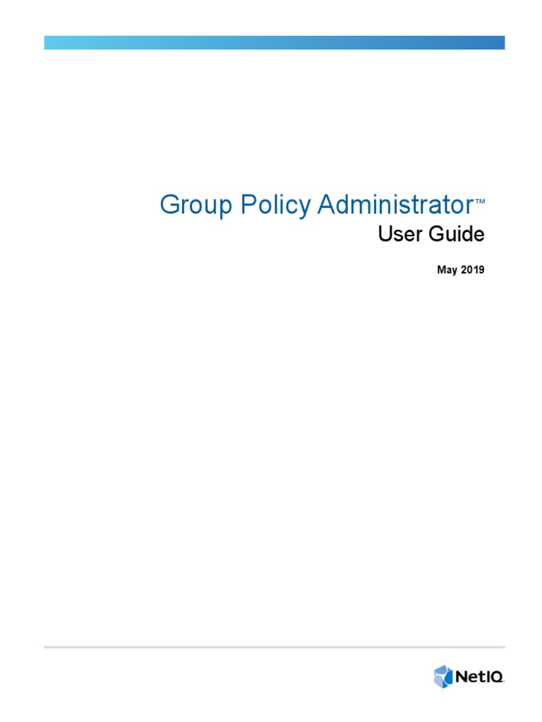 Group Policy Administrator User Guide | PDF | Group Policy | Software