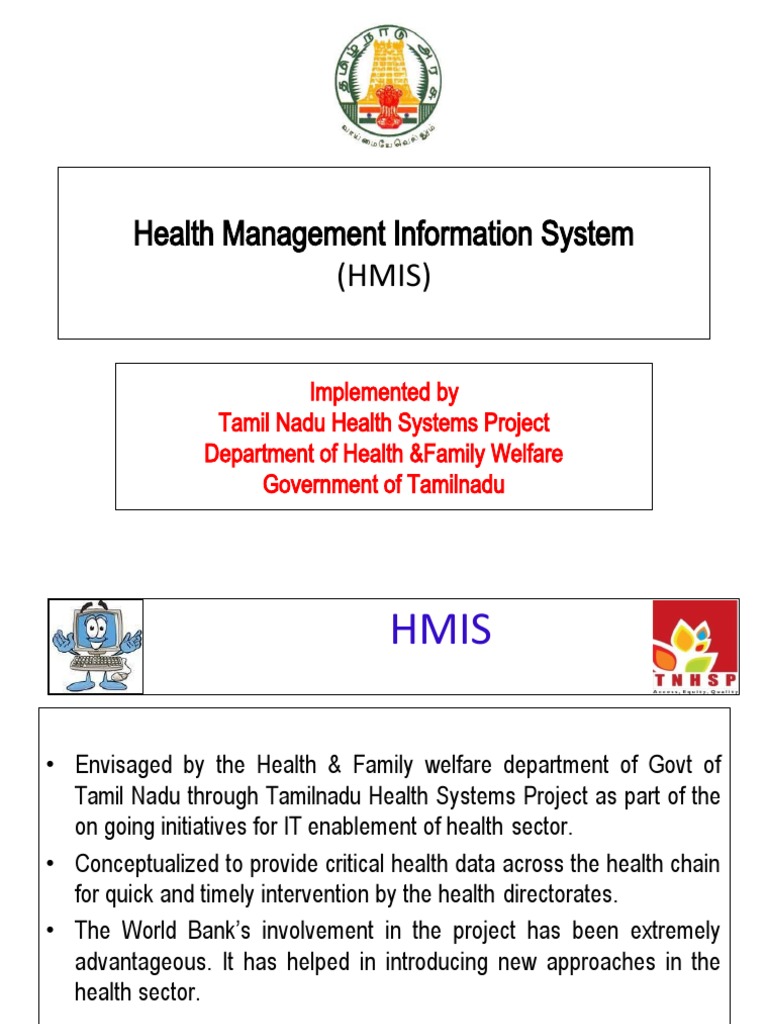 Health Management Information System (HMIS) | PDF | Medical ...