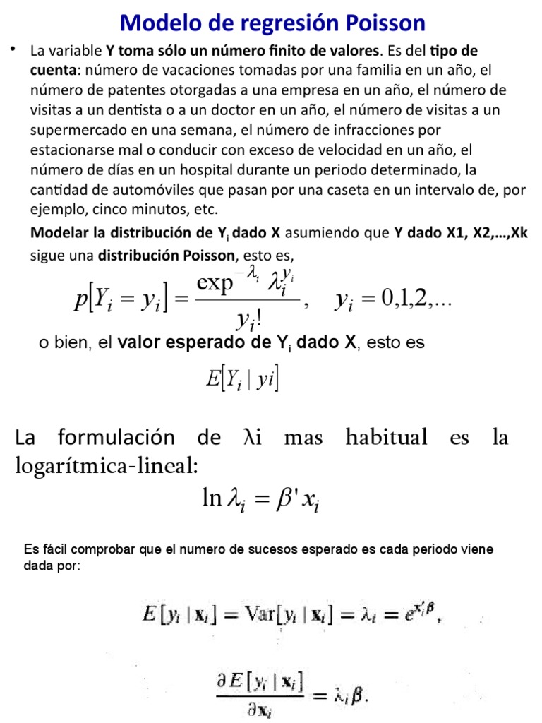 Modelos Poisson y Binomial Negativa | PDF | Distribución de veneno ...