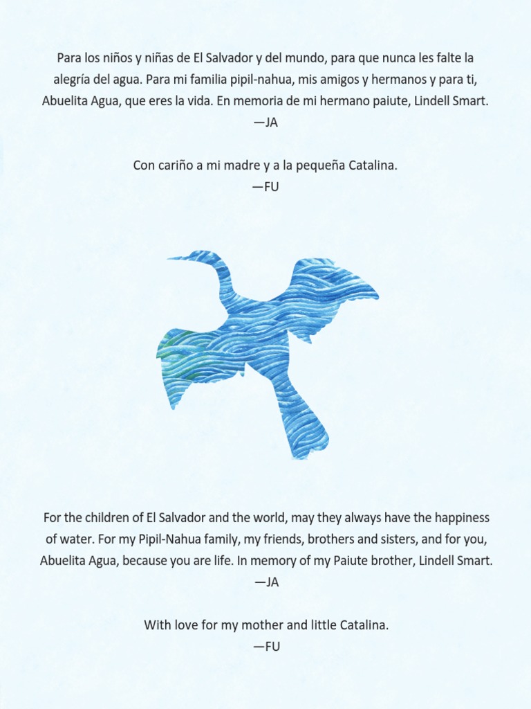 Agua Aguita - Water Little Water | PDF