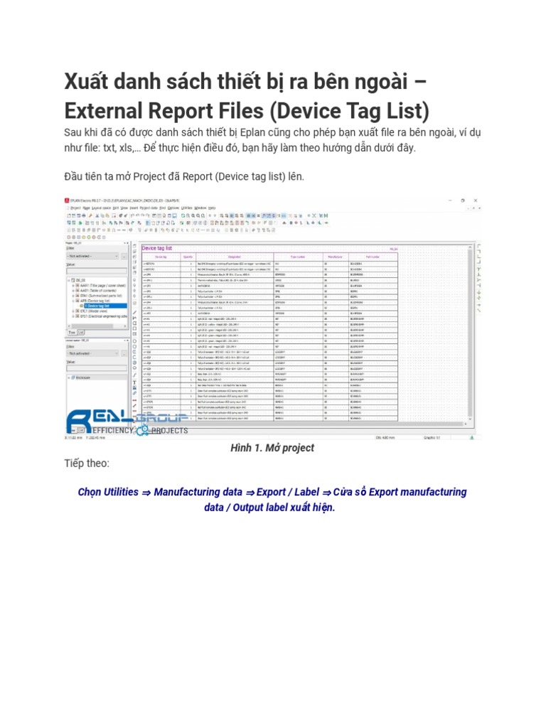 Xuất danh sách thiết bị ra bên ngoài - External Report Files (Device ...