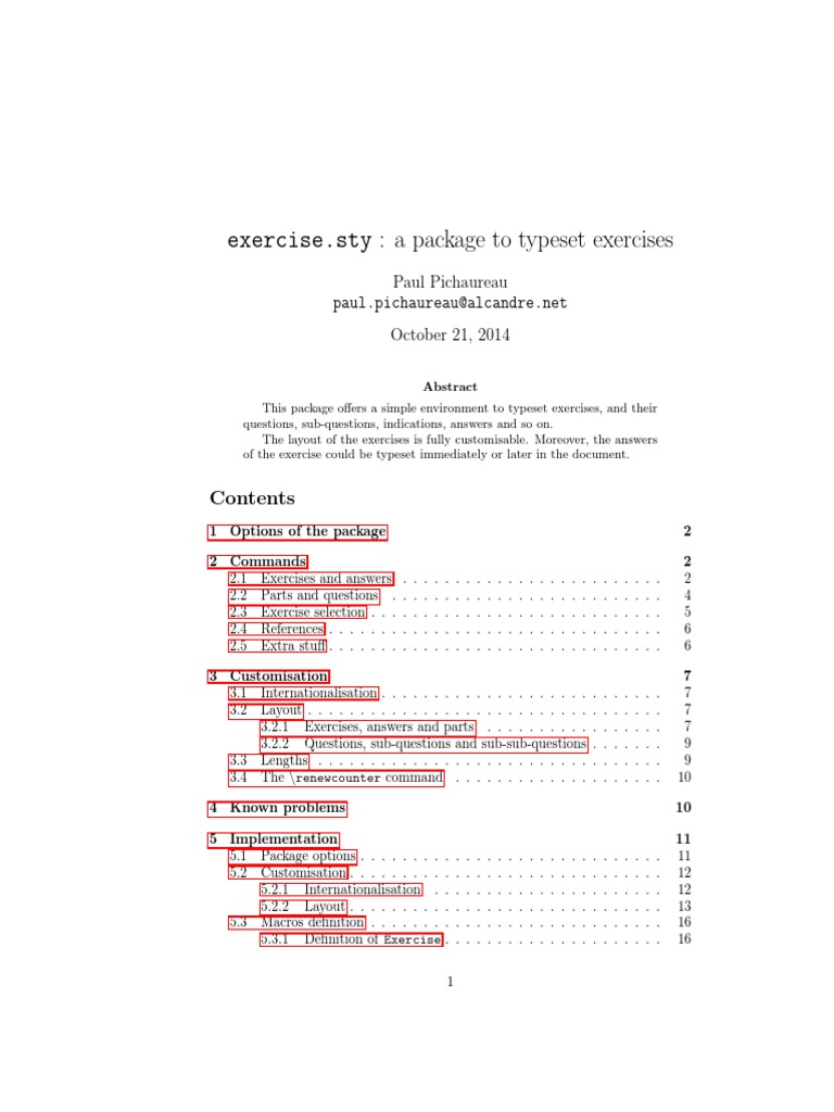 Exercise Package | Download Free PDF | Notation | Typography