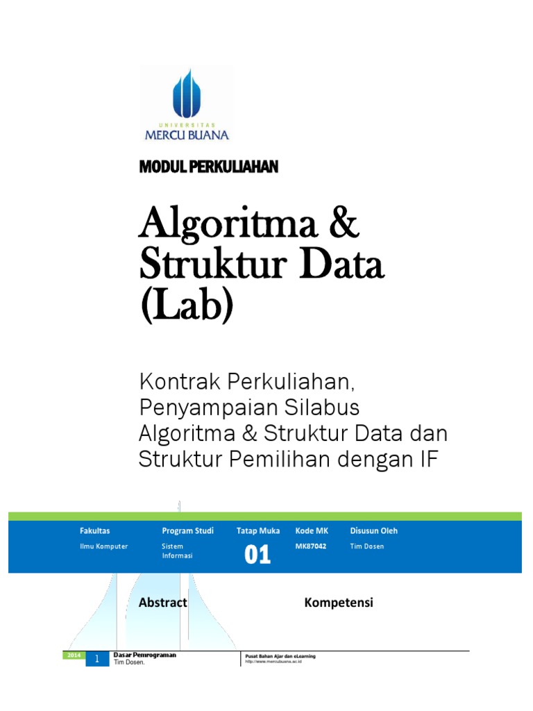 Pemrograman Algoritma Dan Struktur Data (PDFDrive) PDF | PDF