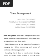 Talent Management Policy | PDF | Talent Management | Employee Retention