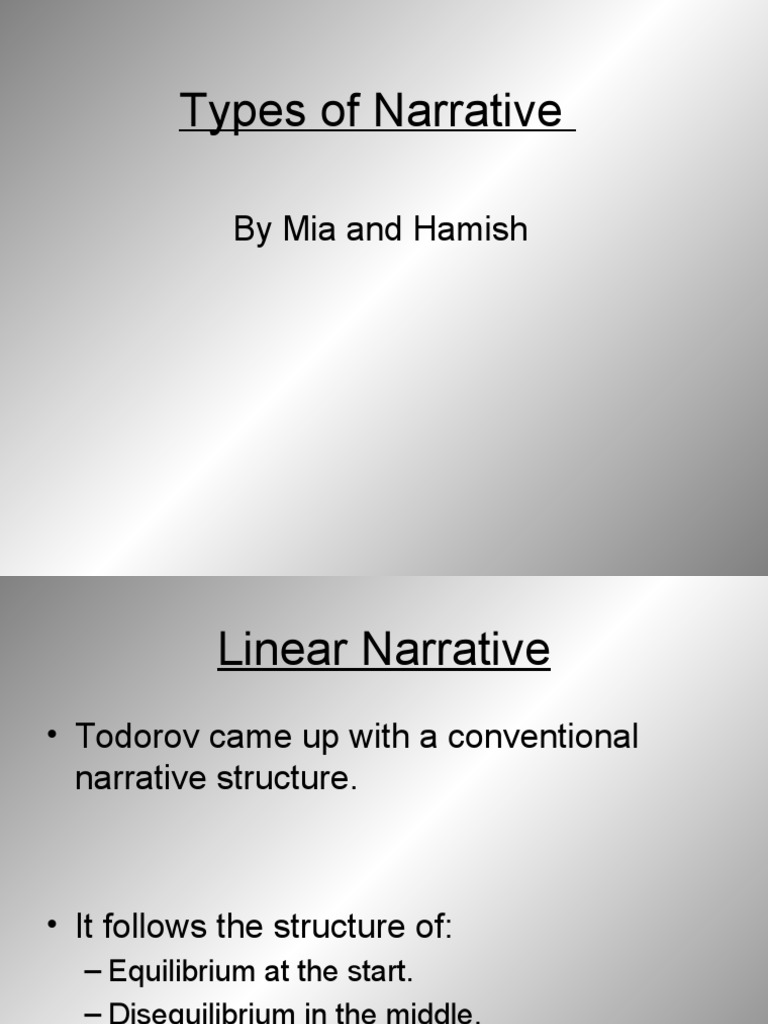 Types of Film Narrative Structures | PDF