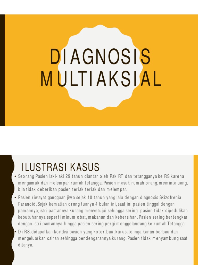 Diagnosis Multiaksial | PDF