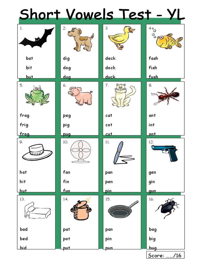 Phonics Practice: Word Sets & Answers | PDF
