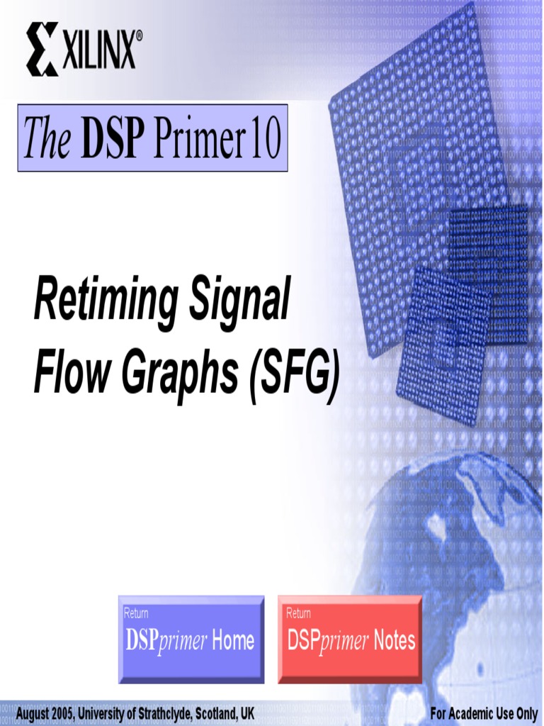 Retiming Signal Flow Graphs Xilinx Pdf Field Programmable Gate Array Digital Signal Processing