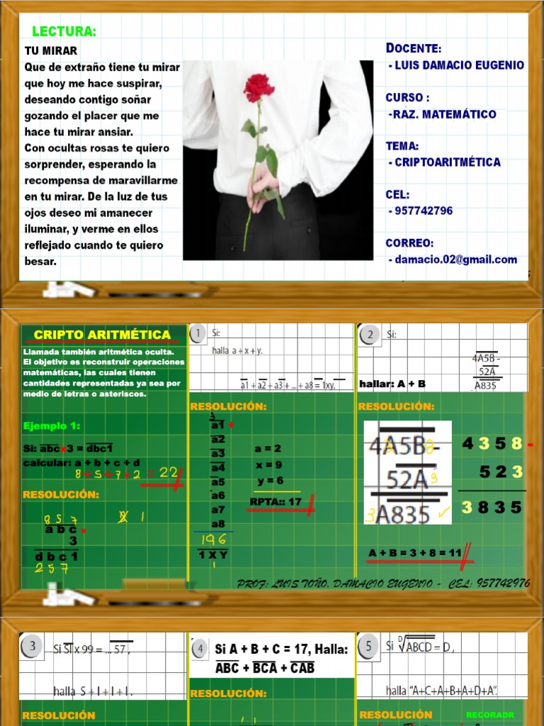 Introducción a la Cripto Aritmética | PDF | Números | Aritmética