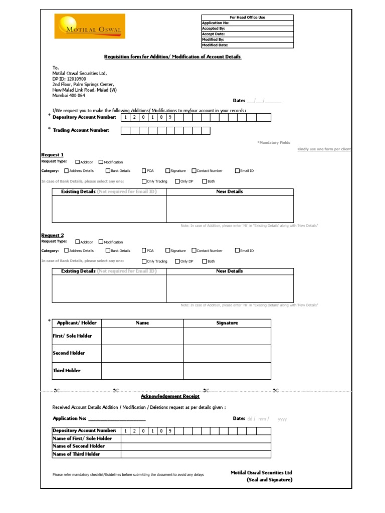 Modification Form Version 1.2 | PDF | Official Documents | Government ...