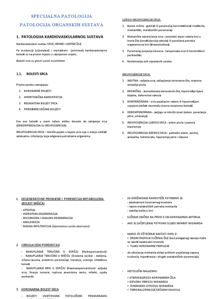 Specijalna Patologija | PDF