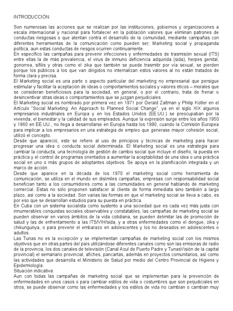 Ejemplo de Introducción | PDF | Marketing | Dialéctico