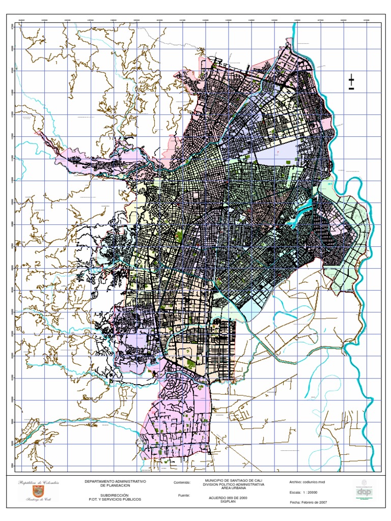 Mapa de la Comuna 2 de Cali | PDF