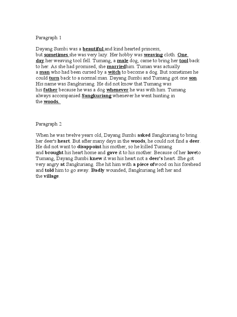 Bagi Paragraph 1 and 2 | PDF