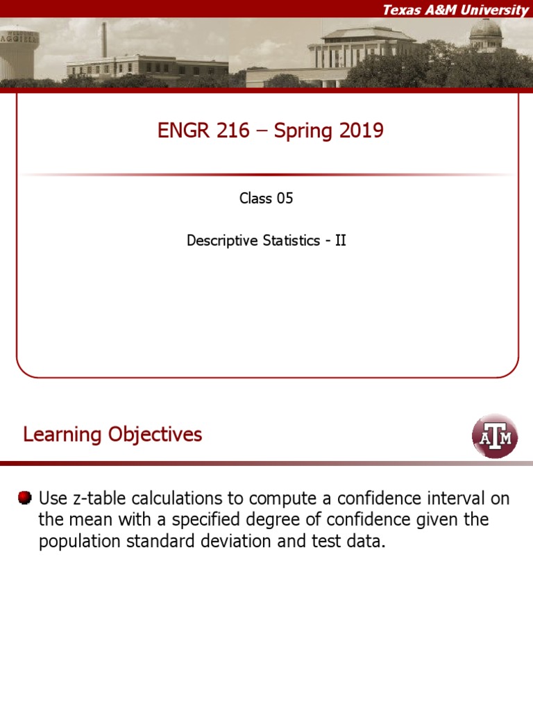 Confidence Intervals and CLT Overview | PDF | Confidence Interval | Mean