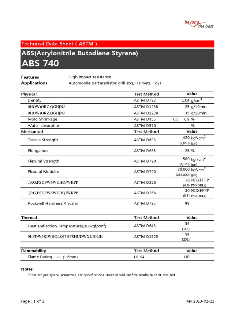 Abs 740 Astm PDF | PDF | Chemistry | Mechanical Engineering