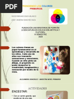 Proyecto de Colores Primarios en Preescolar | PDF | Color | Educación ...
