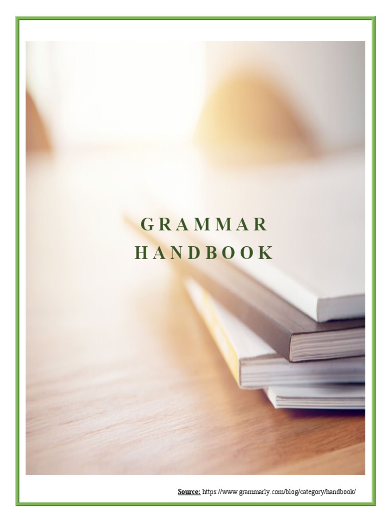 Grammar Handbook | PDF | Adverb | Adjective