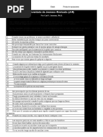 (PCL-R) Escala de Evaluación Hare Revisada | PDF | Psicopatía | Sicología