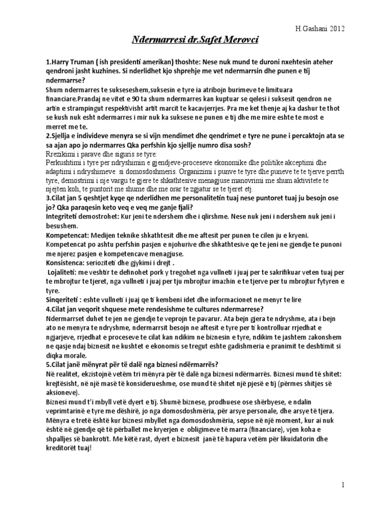 Ndermarresi DR | PDF