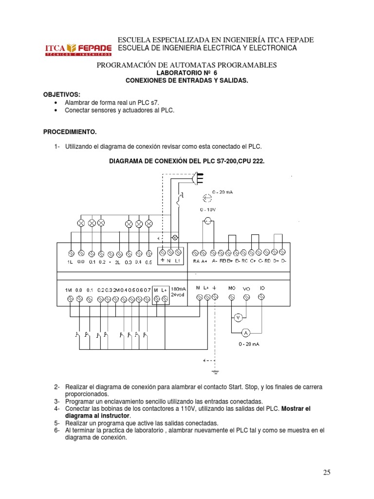 PRACTICA 6-Autómatas Programables | PDF | Controlador lógico ...