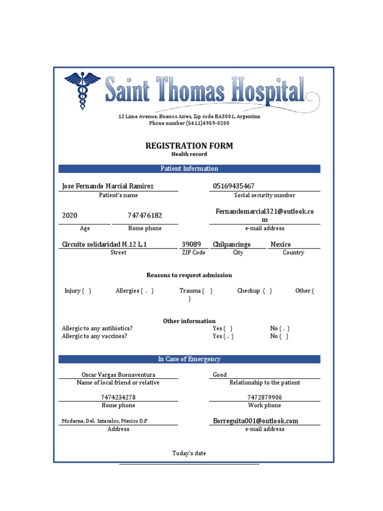 Format To Create A Health Record | PDF