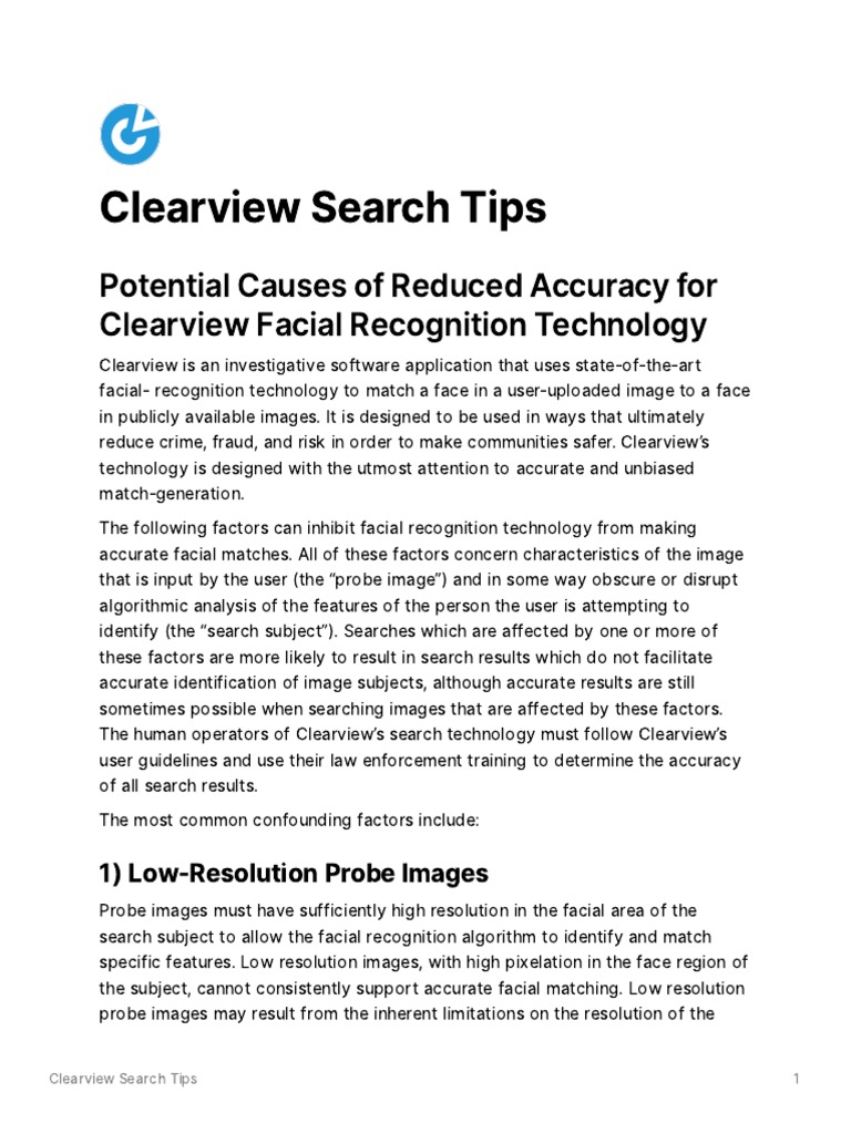 Clearview Search Tips-24 | PDF | Display Resolution | Imaging