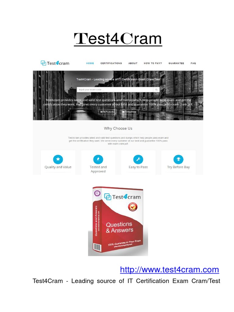 Test4Cram: Test4Cram - Leading Source of IT Certification Exam Cram ...