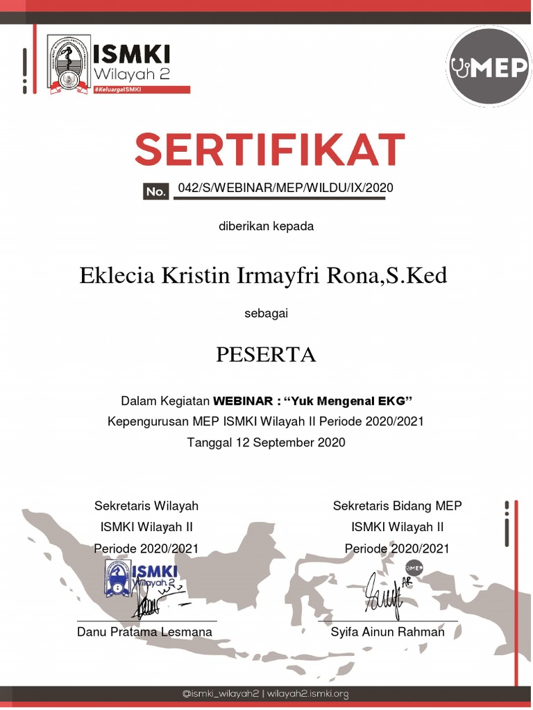 Webinar EKG oleh ISMKI Wilayah II | PDF