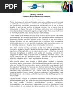 Biomedical Science Personal Statement Example | PDF | Expert | Science